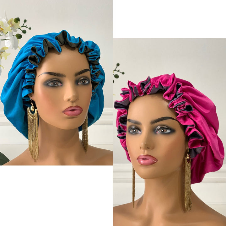 Satin/Silk Bonnets | Gentle Hair Care Solutions - Mudvii